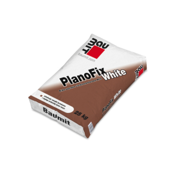 Zaprawa murarska cienkowarstwowa do bloczków i silikatów PLANOFIX WHITE ...